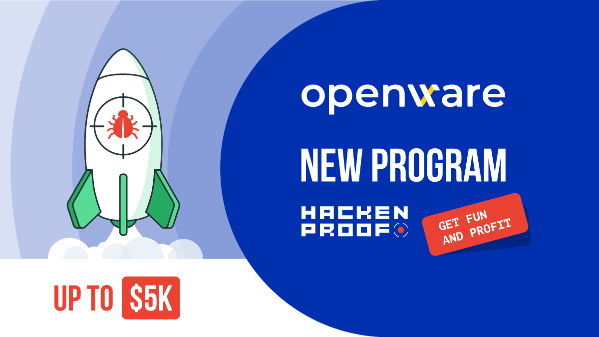 HackenProof is launching a bug bounty program for Openware