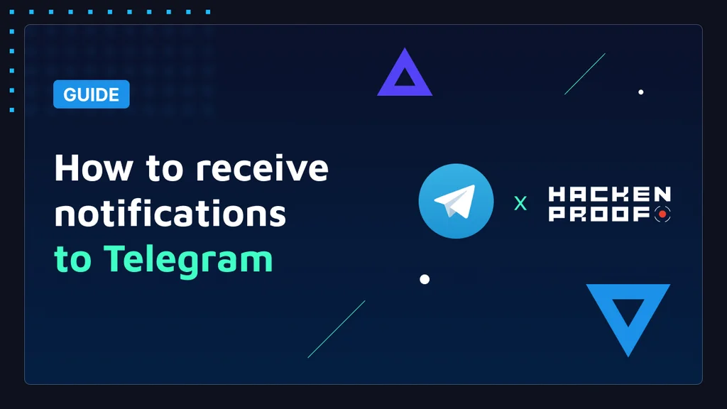 [Hackenproof Telegram] How to receive notifications to Telegram